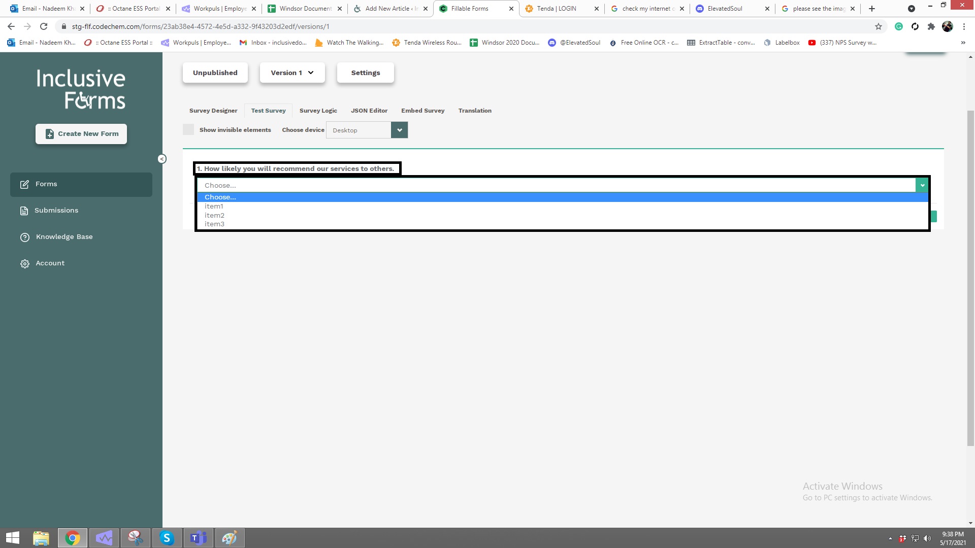 Dropdown – Inclusive Forms