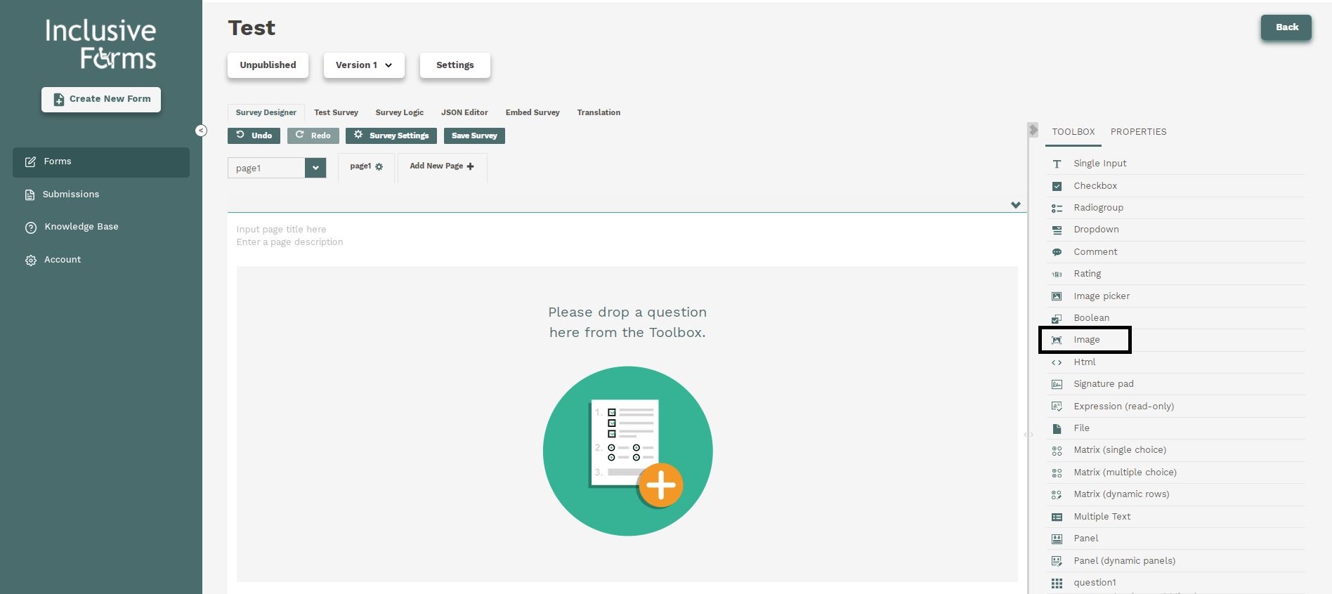 Image – Inclusive Forms